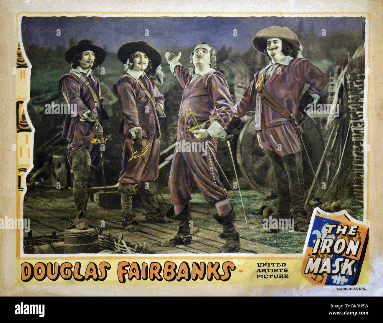 THE IRON MASK (1929) ALLAN DWAN (DIR) 001 Stock Photo - Alamy