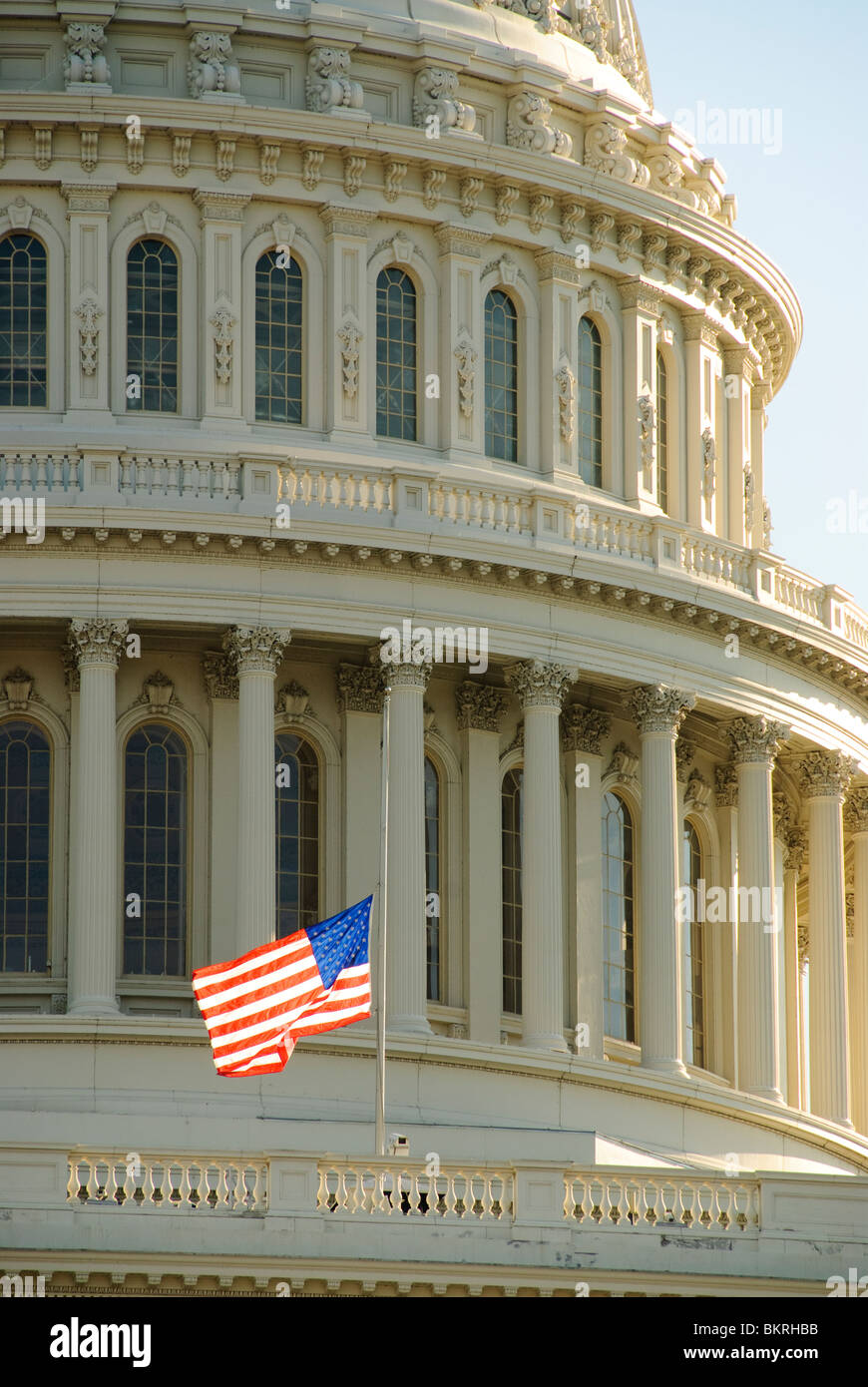 Flags half mast congress hi-res stock photography and images - Alamy