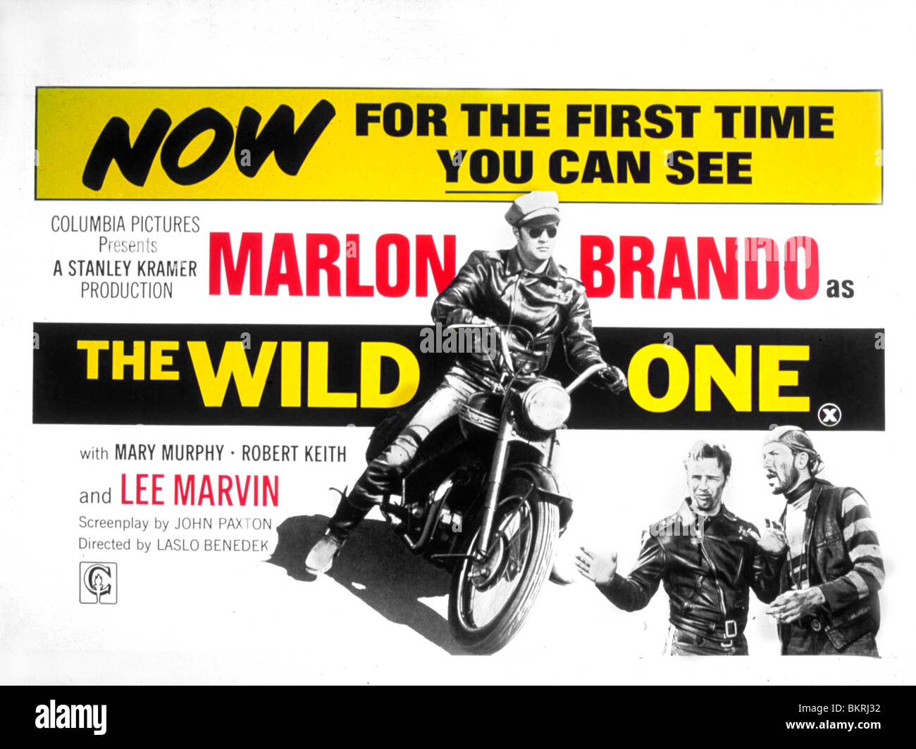 THE WILD ONE POSTER WDON 044 GN Stock Photo - Alamy