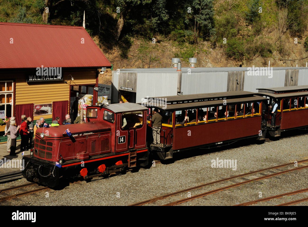Walhalla Goldfields Railway, Victoria, Australia Stock Photo - Alamy