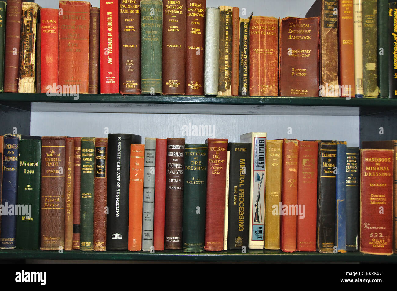 Old Mining Engineering Books Stock Photo - Alamy