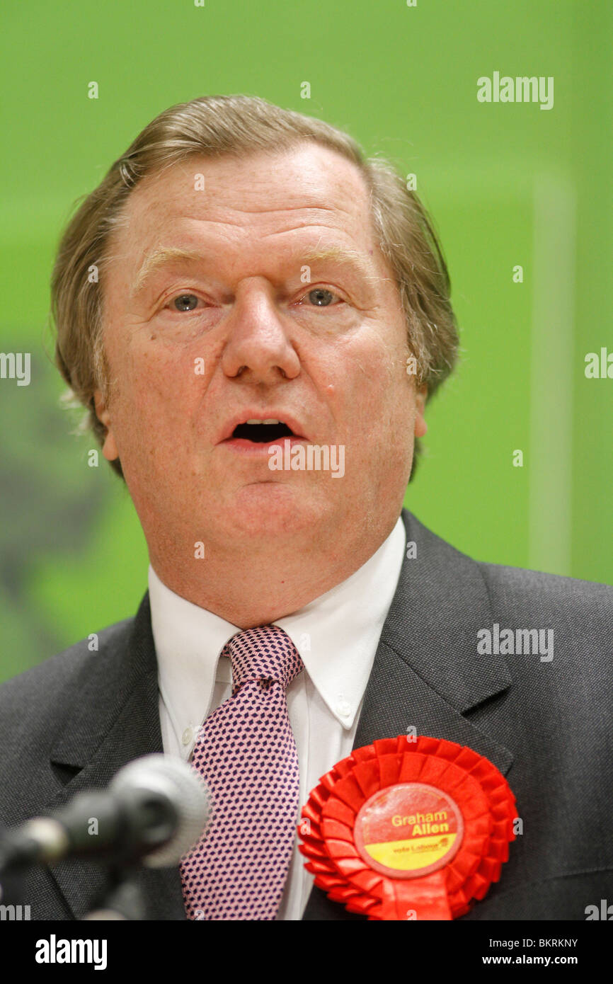 Graham Allen Nottingham North retained his seat and lost only 400 votes ...