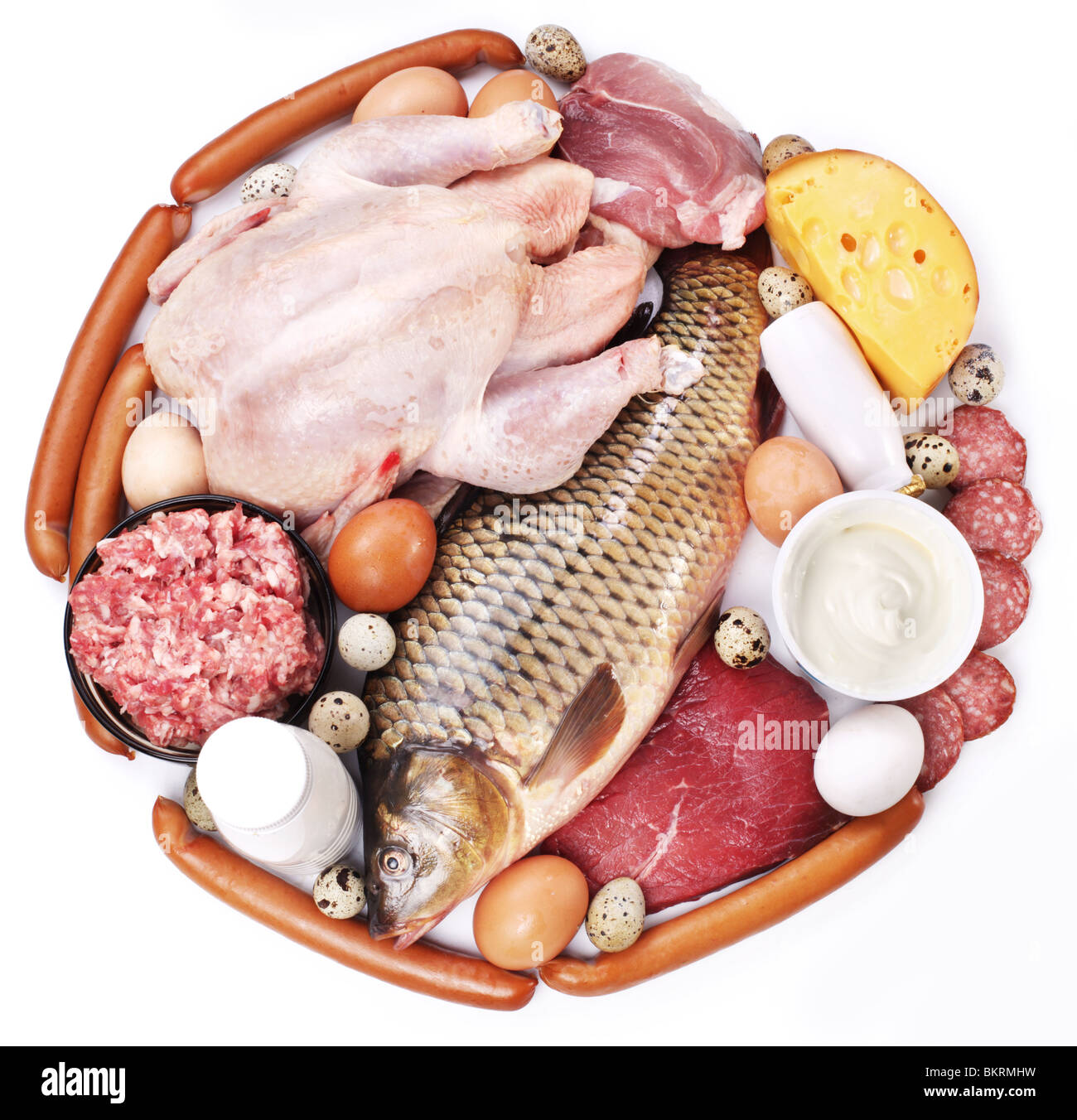 Protein food group meat hi-res stock photography and images - Alamy