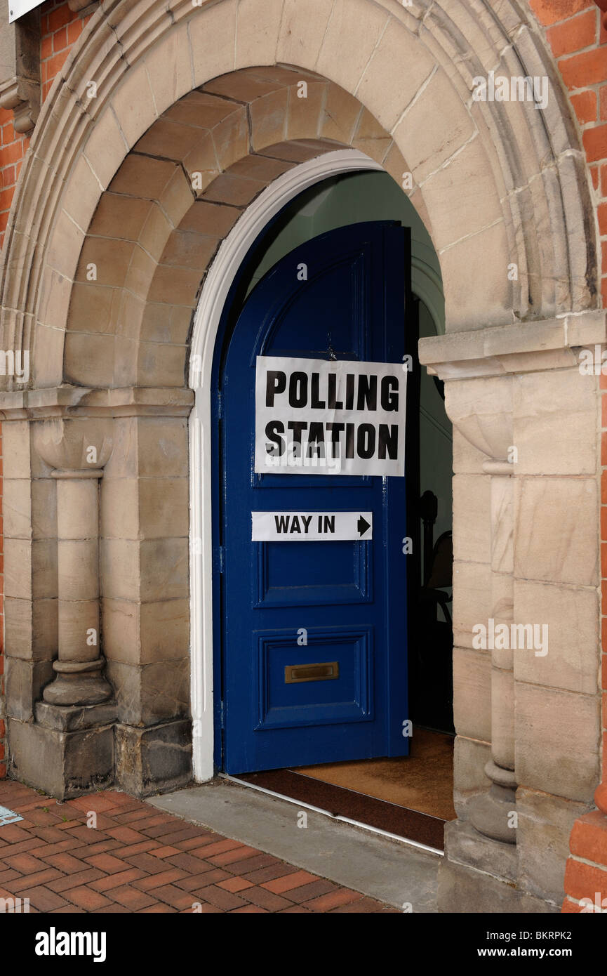 Election Polling Station Stock Photo - Alamy