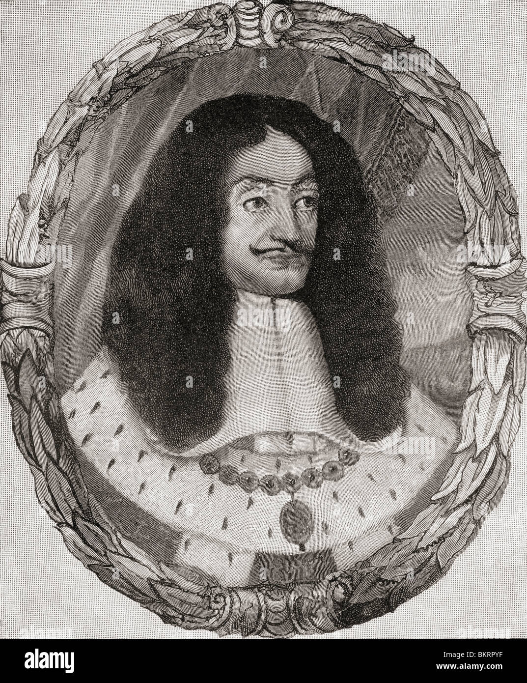 Charles II, 1630 to 1685. King of England, Scotland and Ireland Stock ...