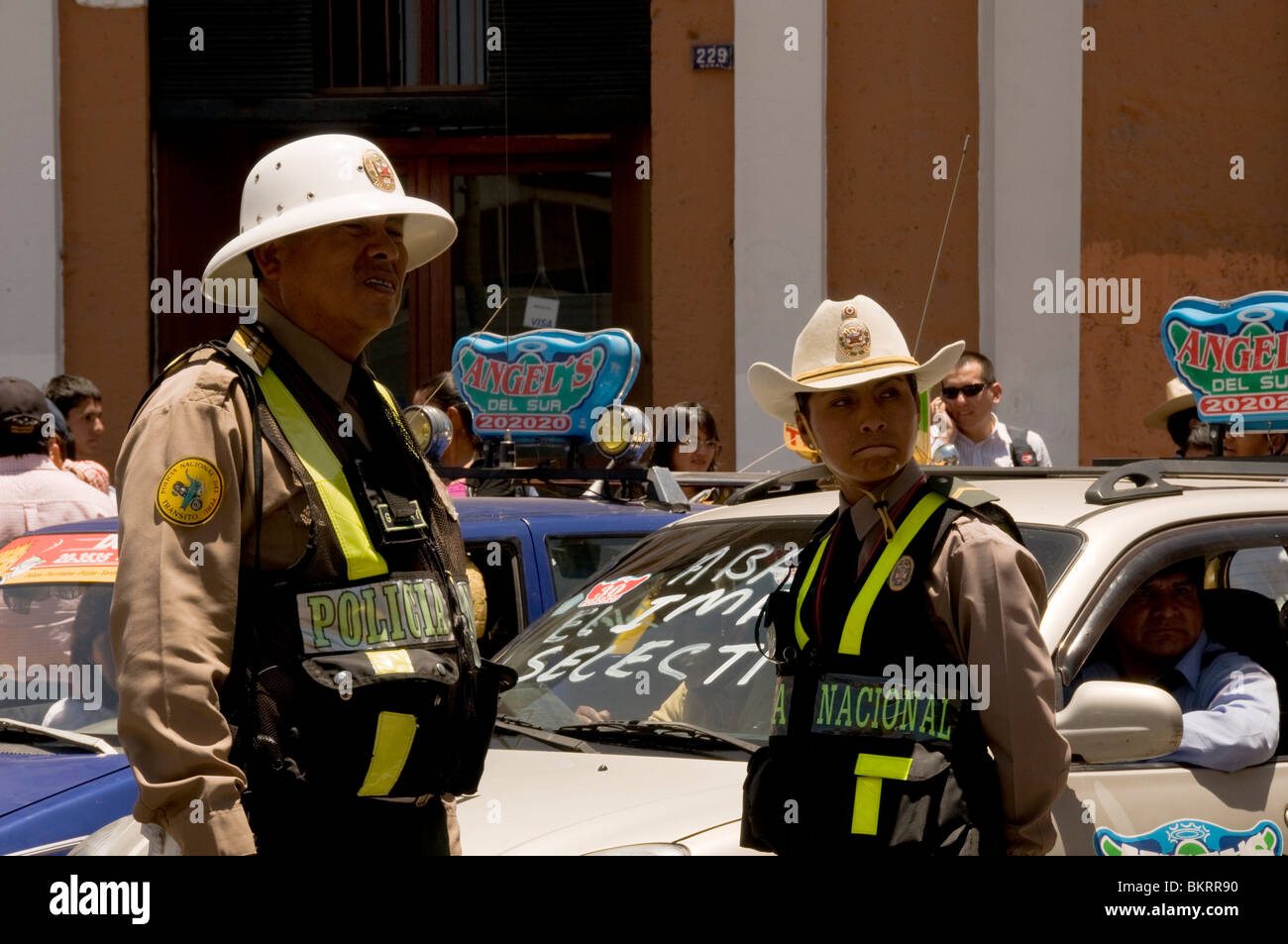 Police woman peru hi-res stock photography and images - Alamy