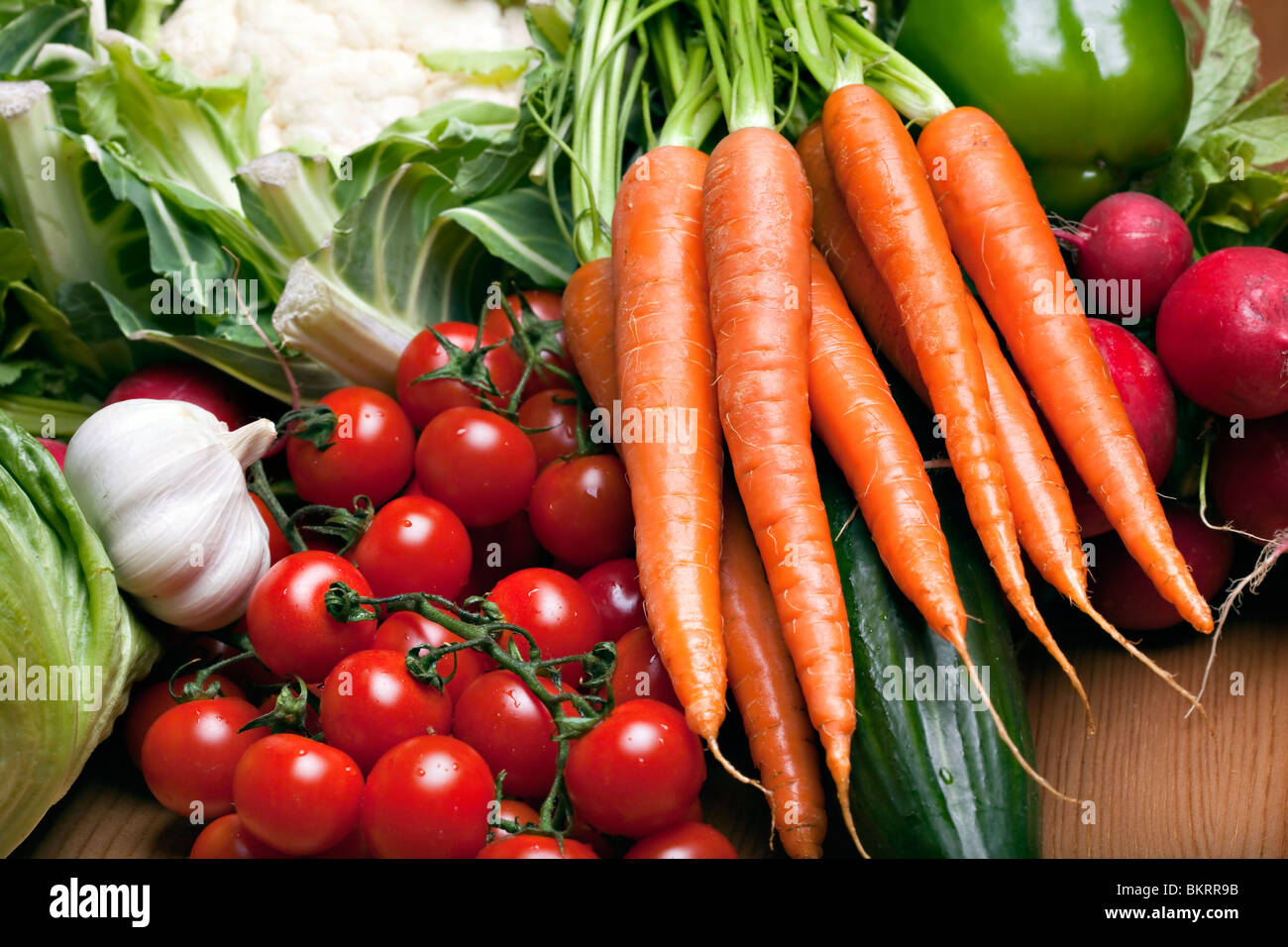 Set of different fresh vegetables Stock Photo - Alamy