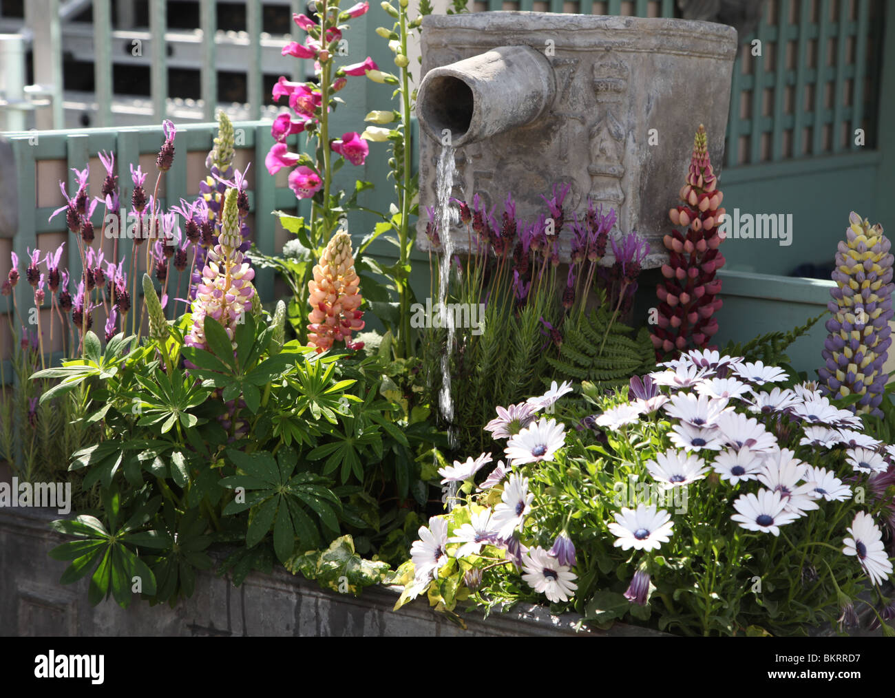 Modern reproduction of an 18th century cistern garden ornament Stock ...