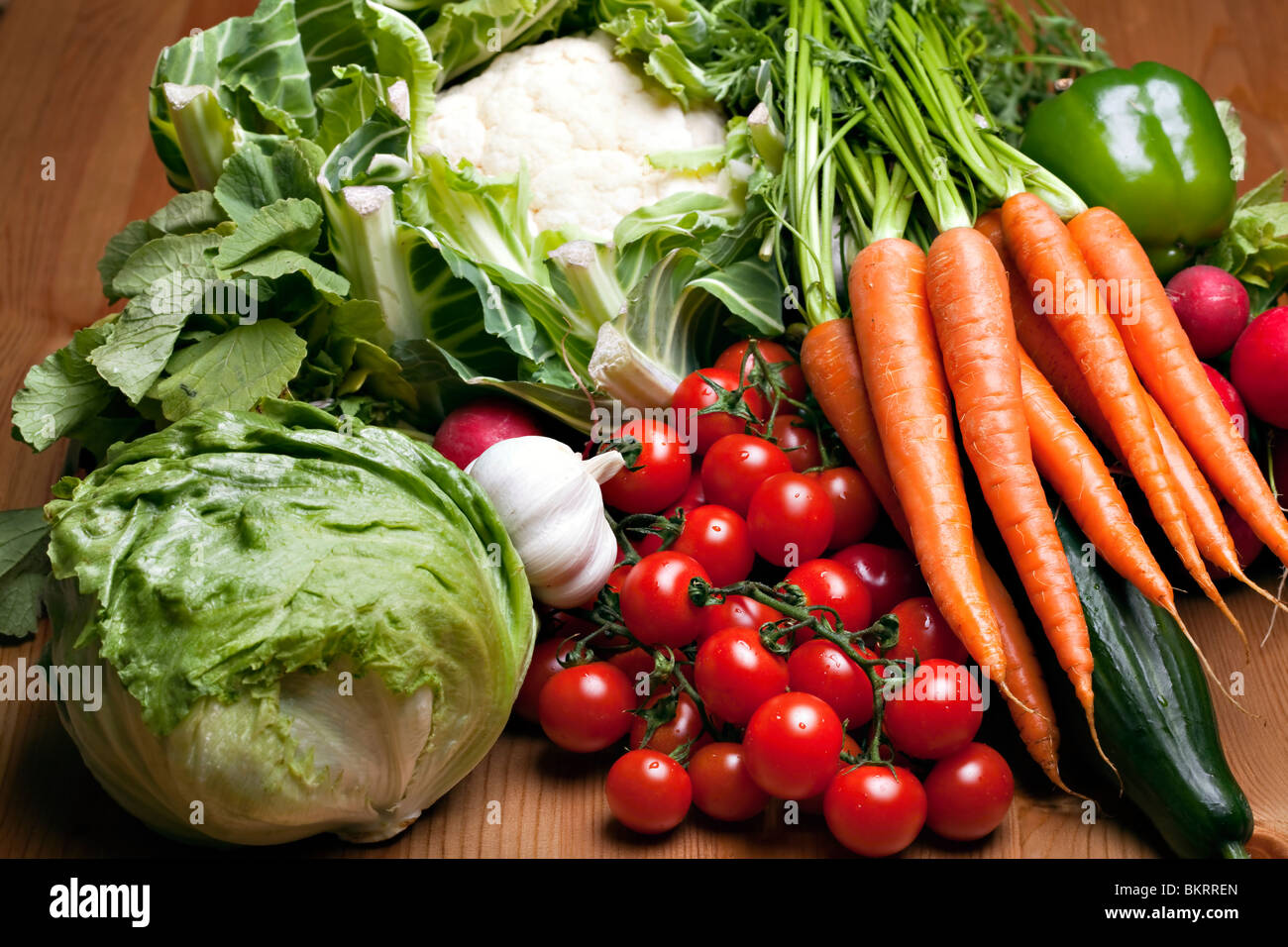 Set of different fresh vegetables Stock Photo - Alamy