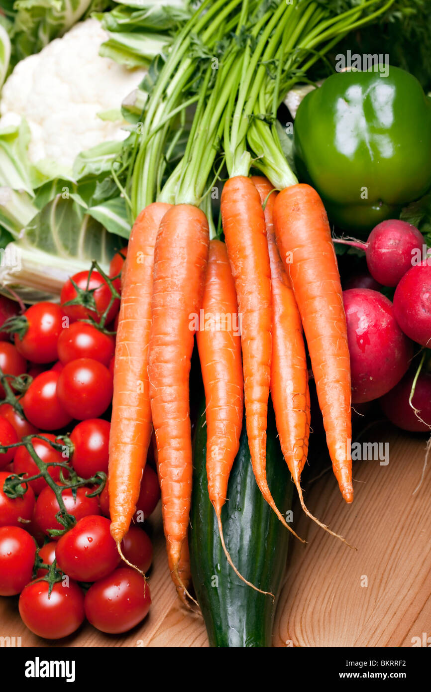 Set of different fresh vegetables Stock Photo - Alamy