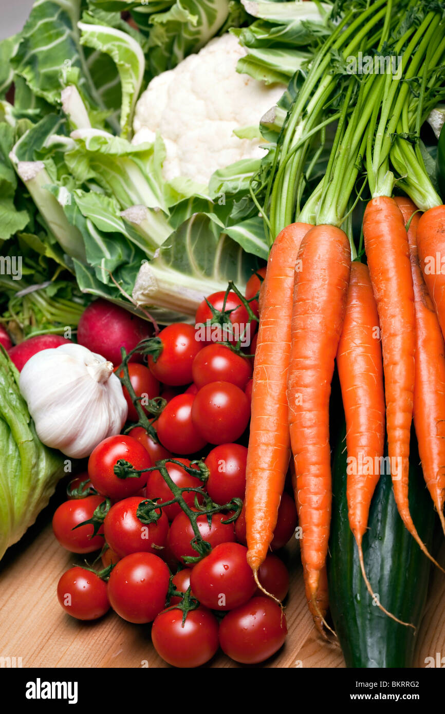 Set of different fresh vegetables Stock Photo - Alamy