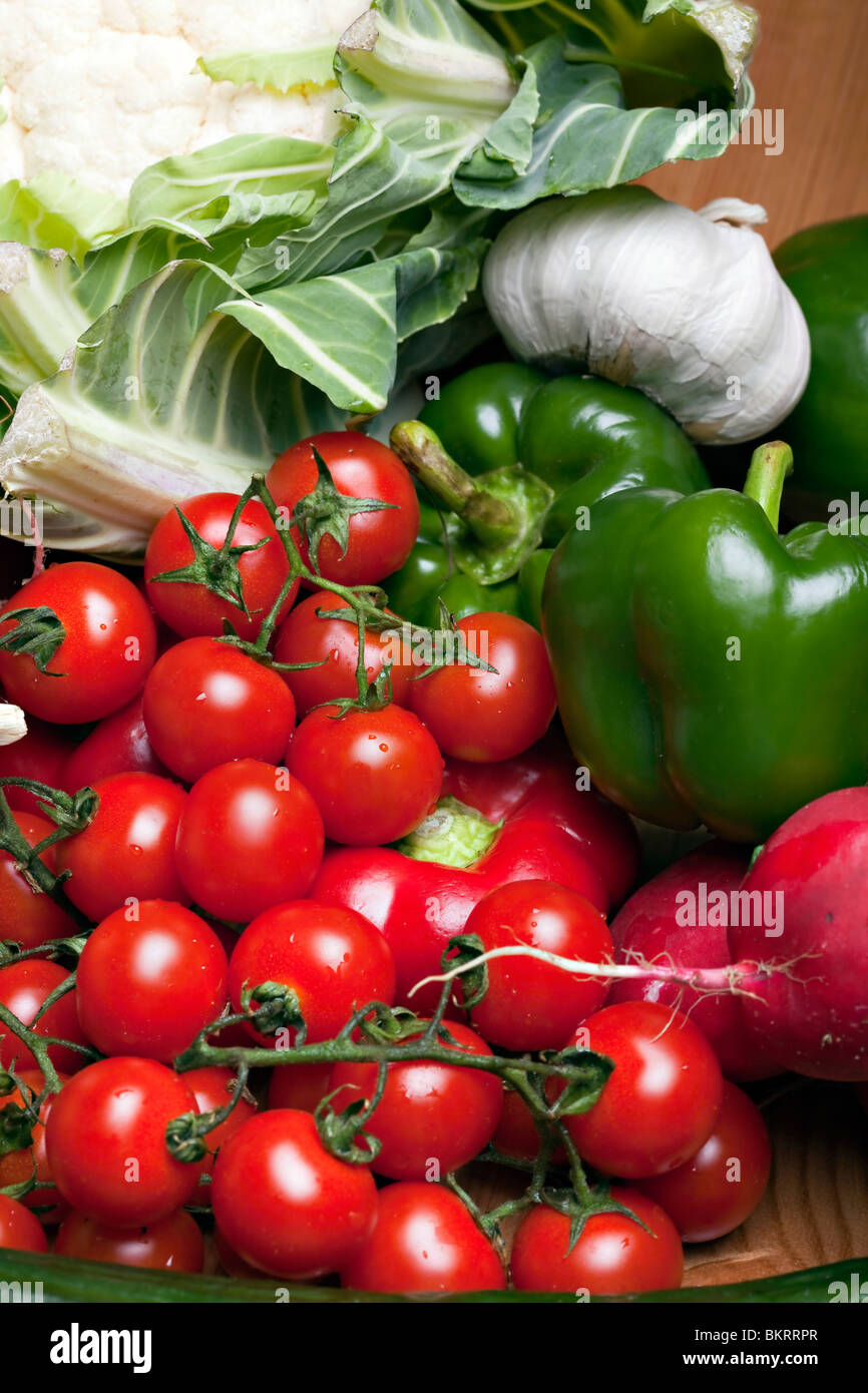 Set of different fresh vegetables Stock Photo - Alamy