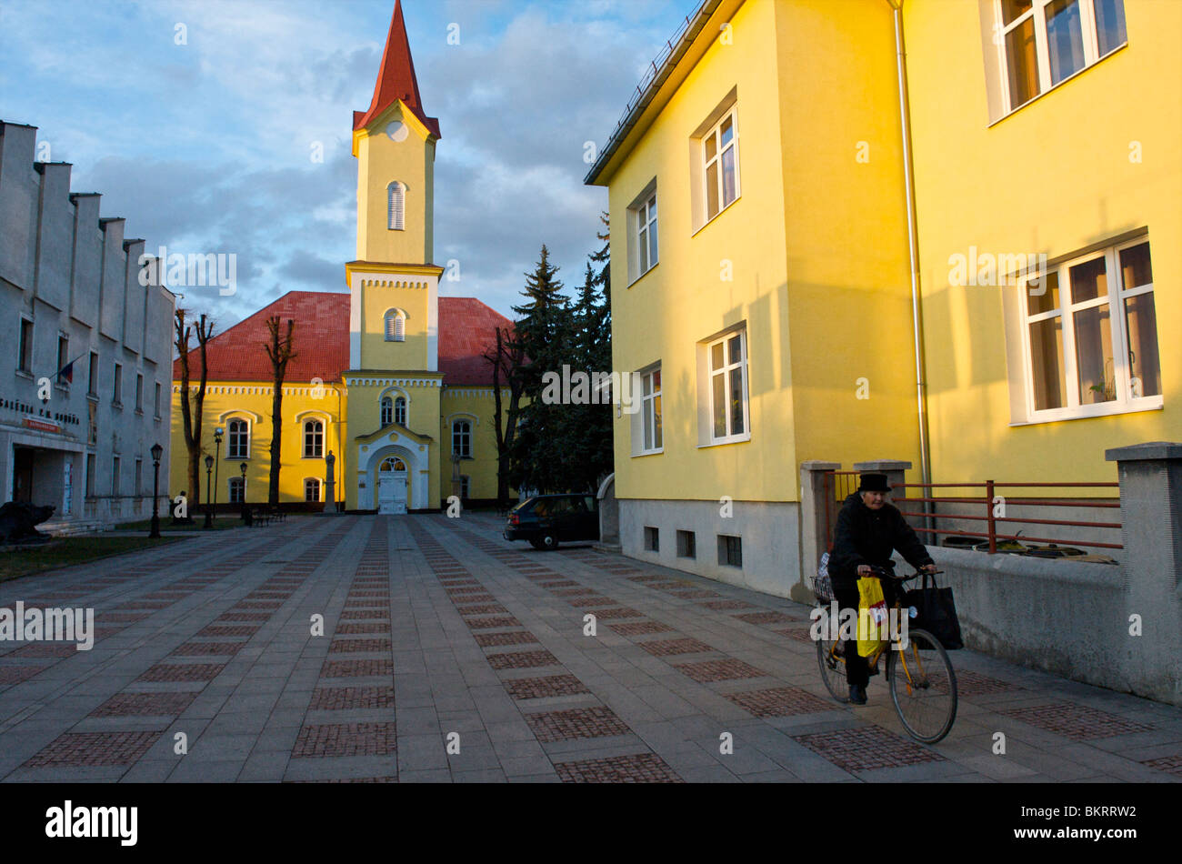 Slovakia, the town Liptovsky Mikulas in the low Tatras Stock Photo - Alamy