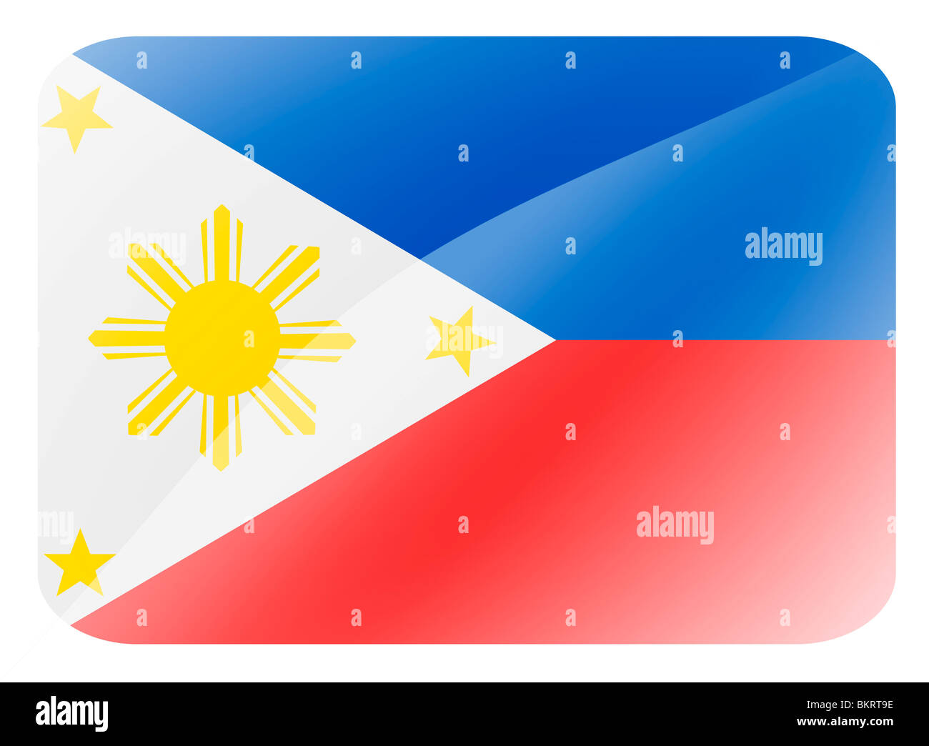 Philippines flag Cut Out Stock Images & Pictures - Alamy