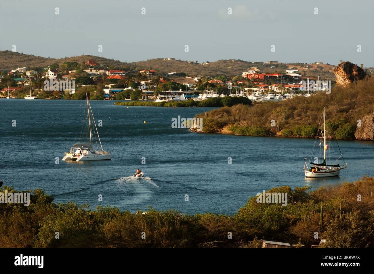 Curacao, Spaanse water Stock Photo - Alamy