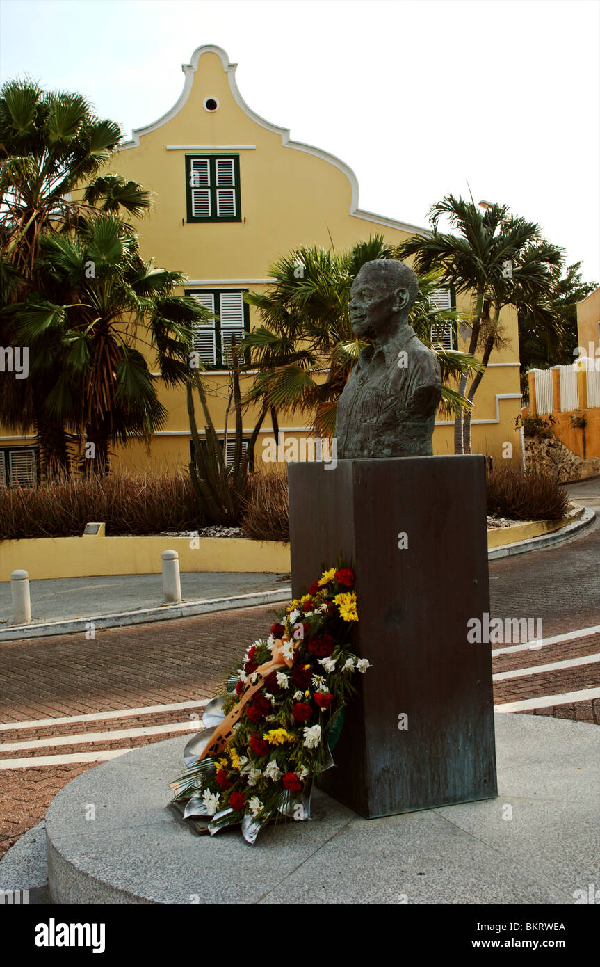Curacao, statue of Brion Stock Photo - Alamy