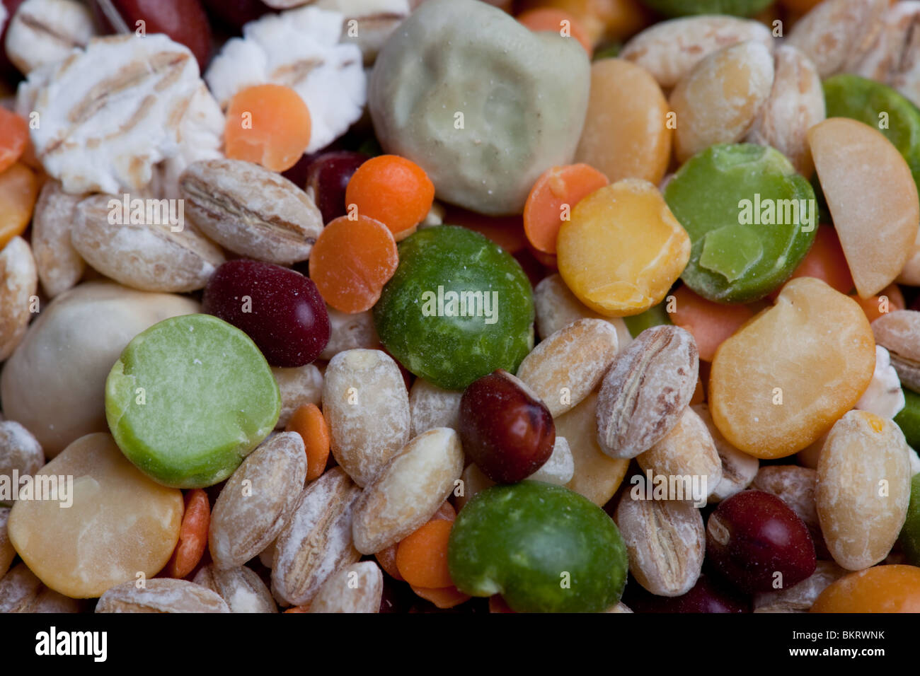 Dried ingredients for a vegetable soup Stock Photo - Alamy