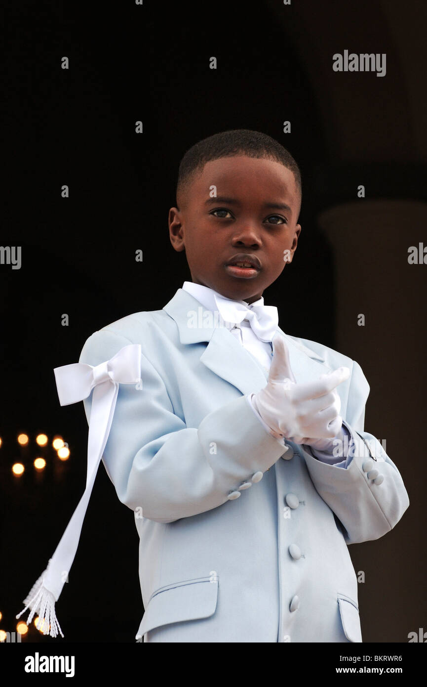 Curacao, Otrobanda, the first holy communion is celibrated during ...