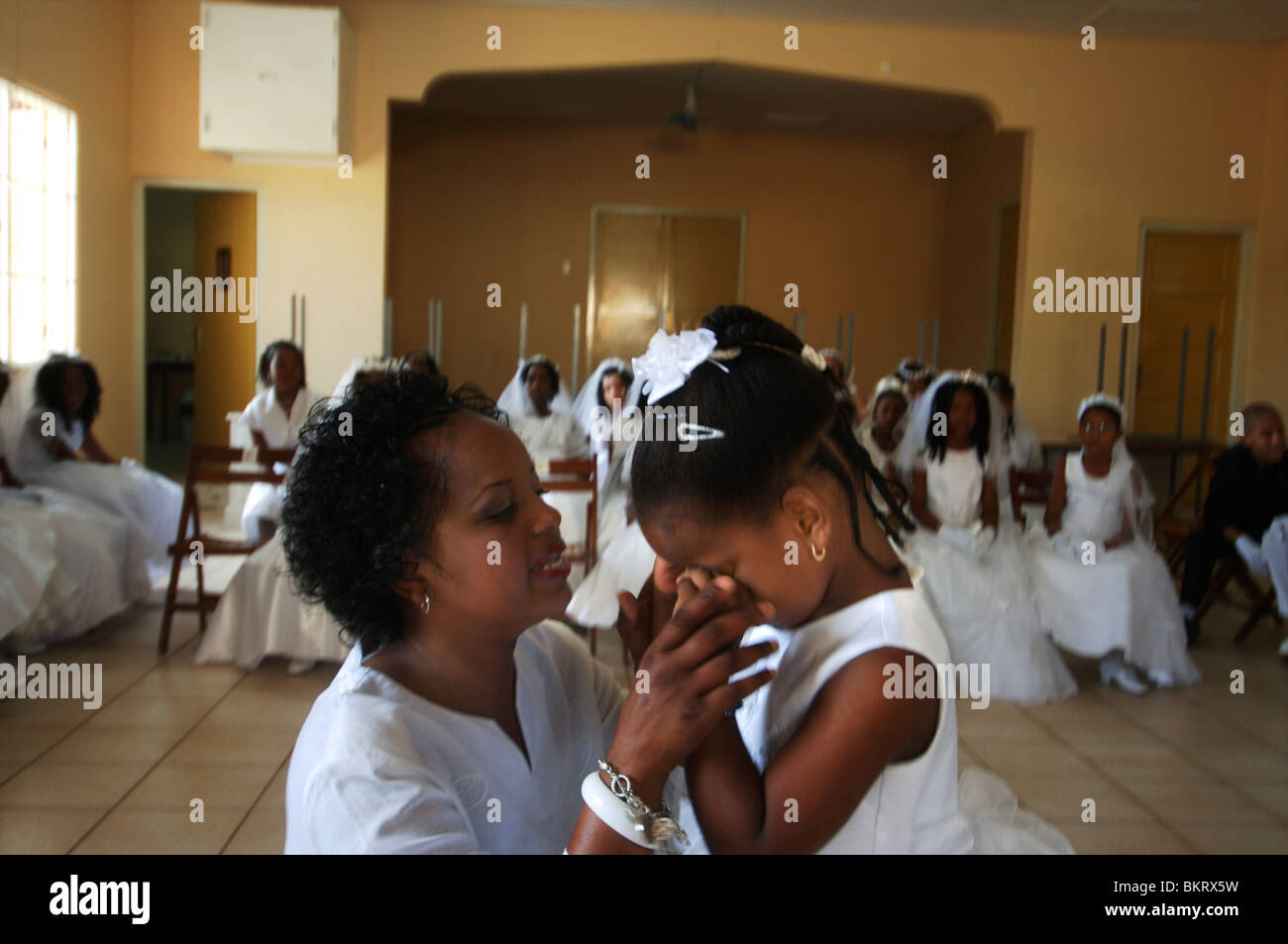 Curacao first holy communion Stock Photo - Alamy