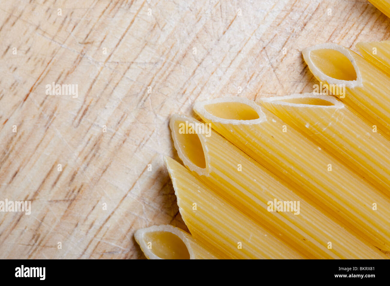 Dried penne pasta Stock Photo - Alamy