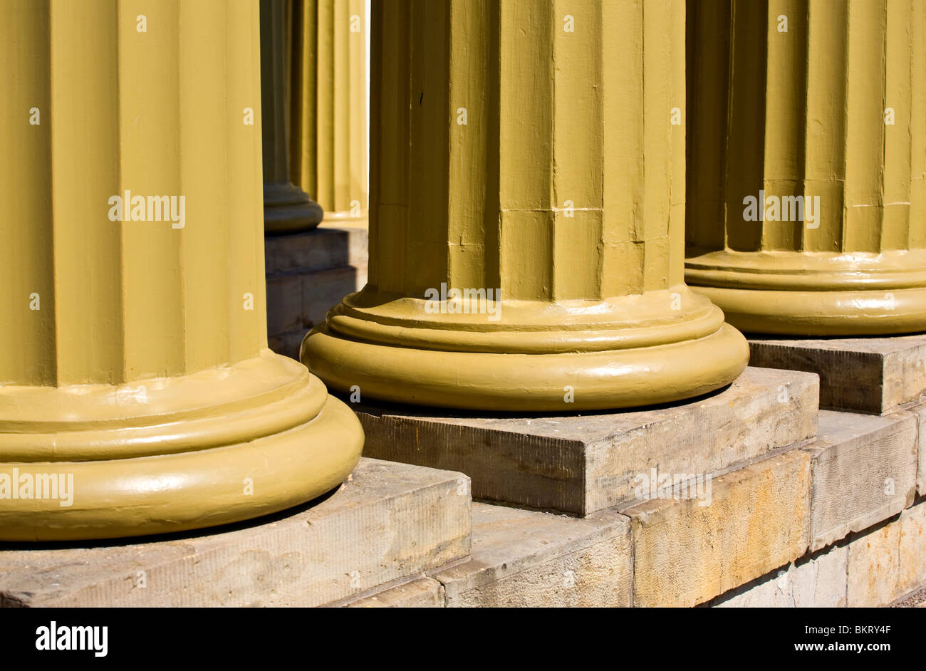 Detail of columns Dundurn castle Hamilton ON Canada Stock Photo - Alamy