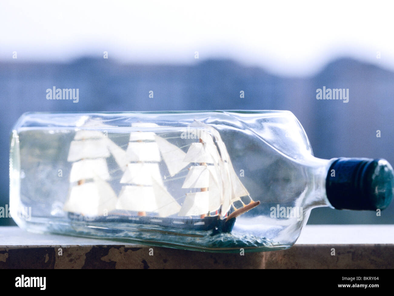 ship in bottle Stock Photo - Alamy