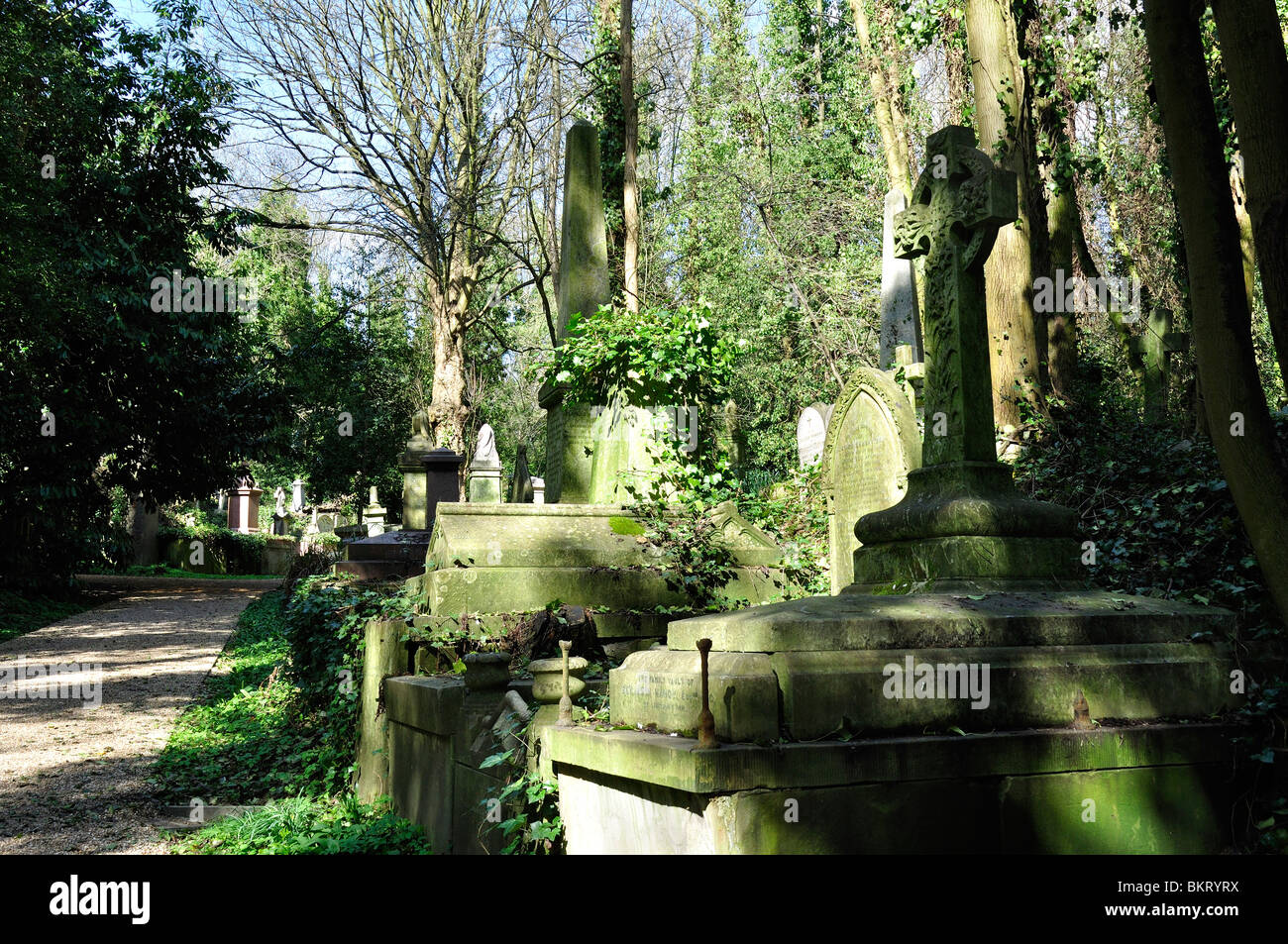 Highgate Cemetery West, London Stock Photo - Alamy