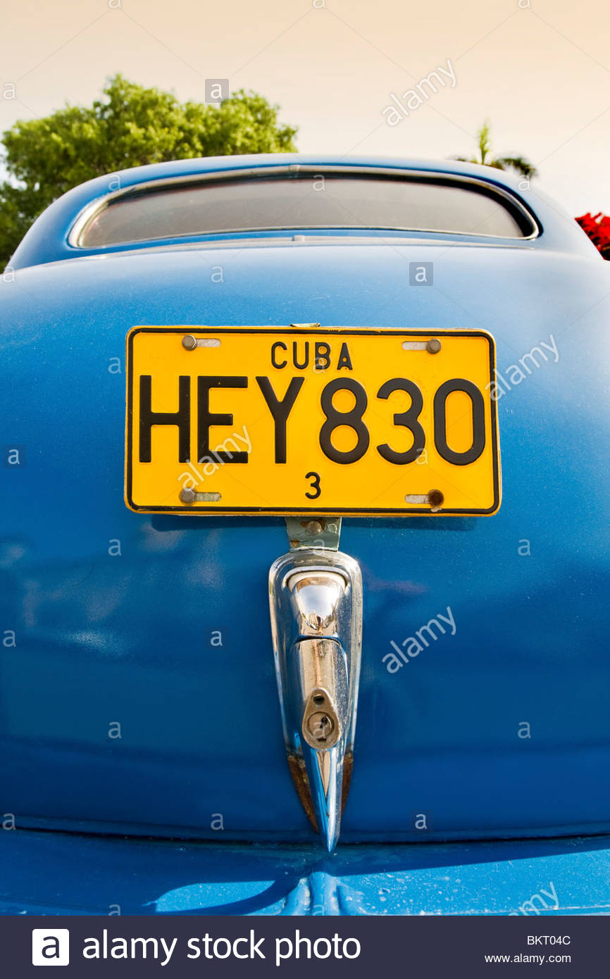 Cuban License Plates High Resolution Stock Photography and Images - Alamy