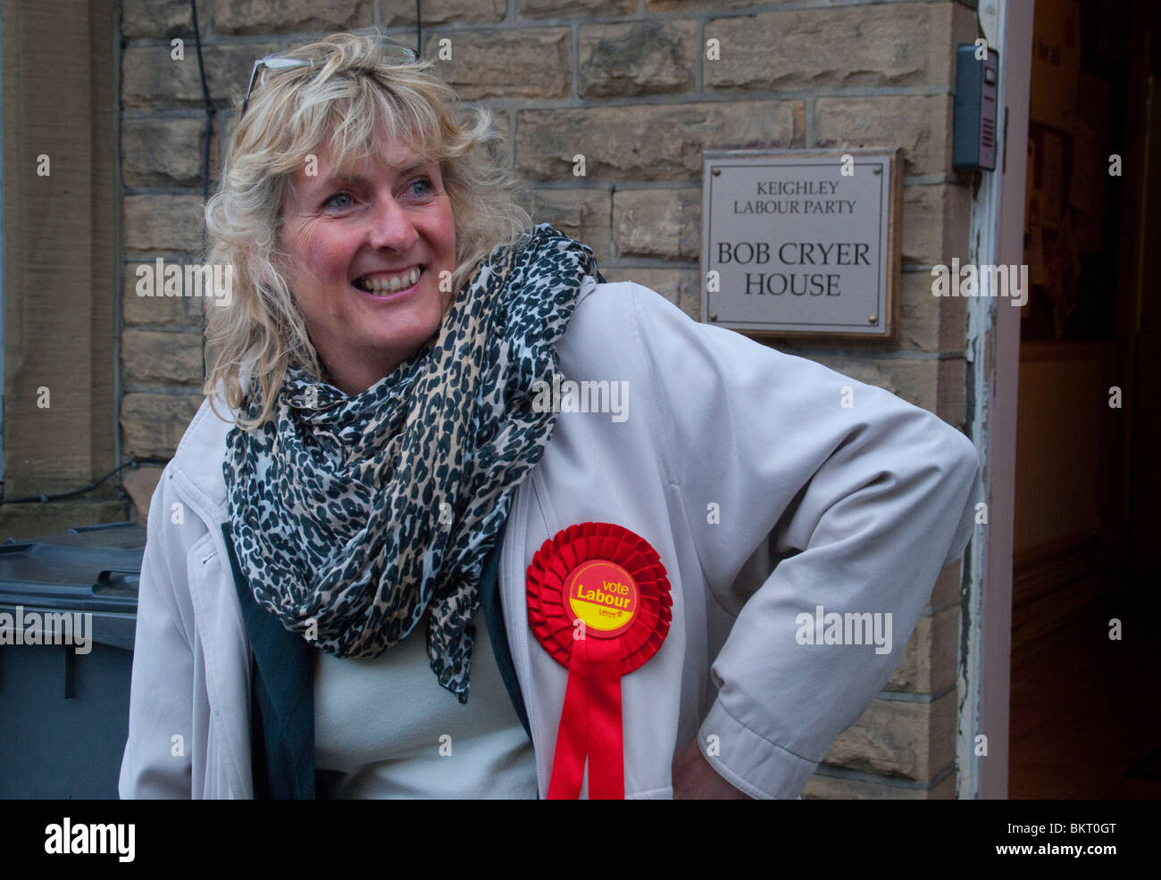 Labour Party Jane Thomas defending the marginal seat of Keighley in the ...