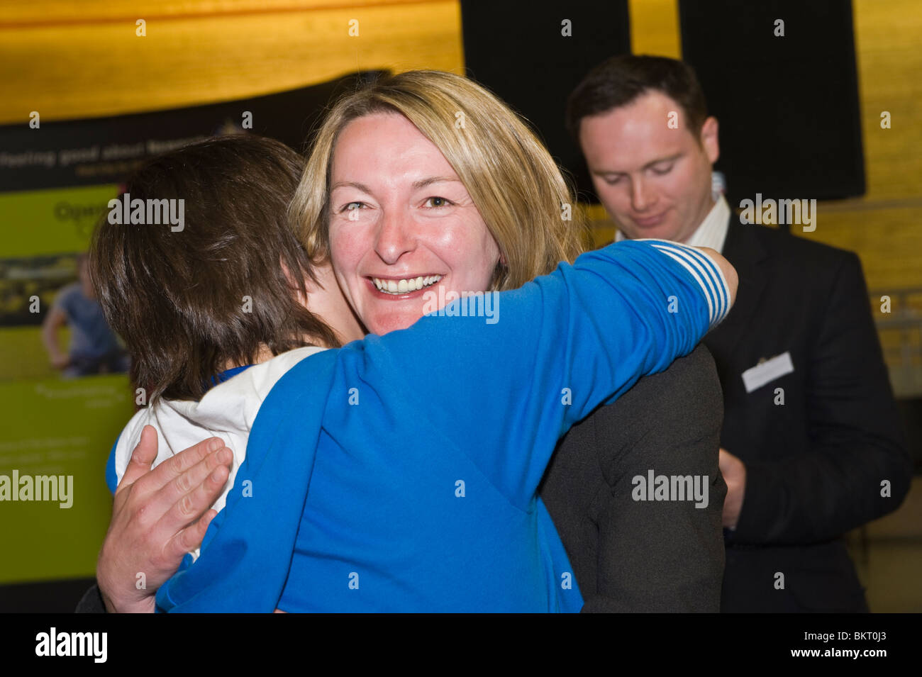 Winning Labour Party candidate in Newport East Jessica Morden ...