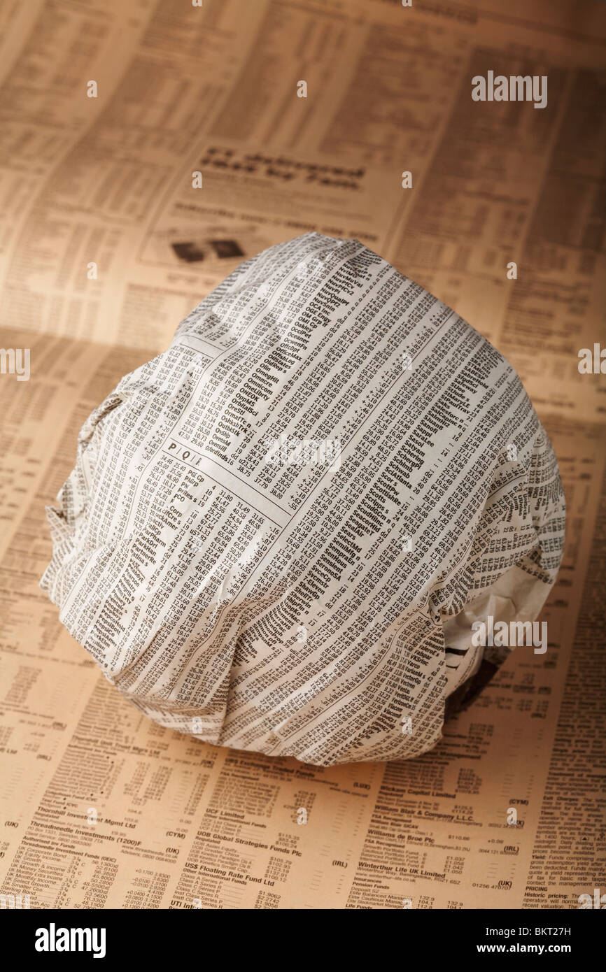 Scrunched up hi-res stock photography and images - Alamy