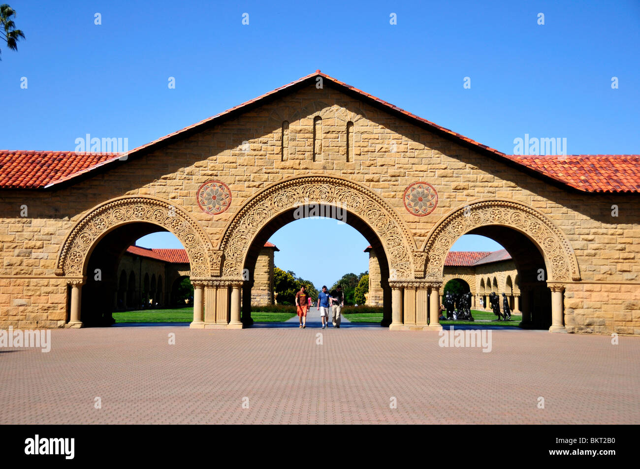 Campus scene. Stanford University, Palo Alto, California, USA Stock ...