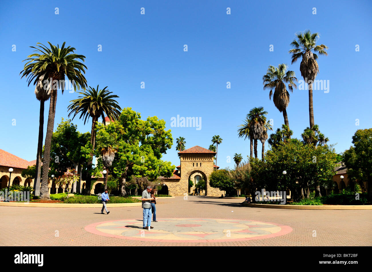 Campus scene. Stanford University, Palo Alto, California, USA Stock ...