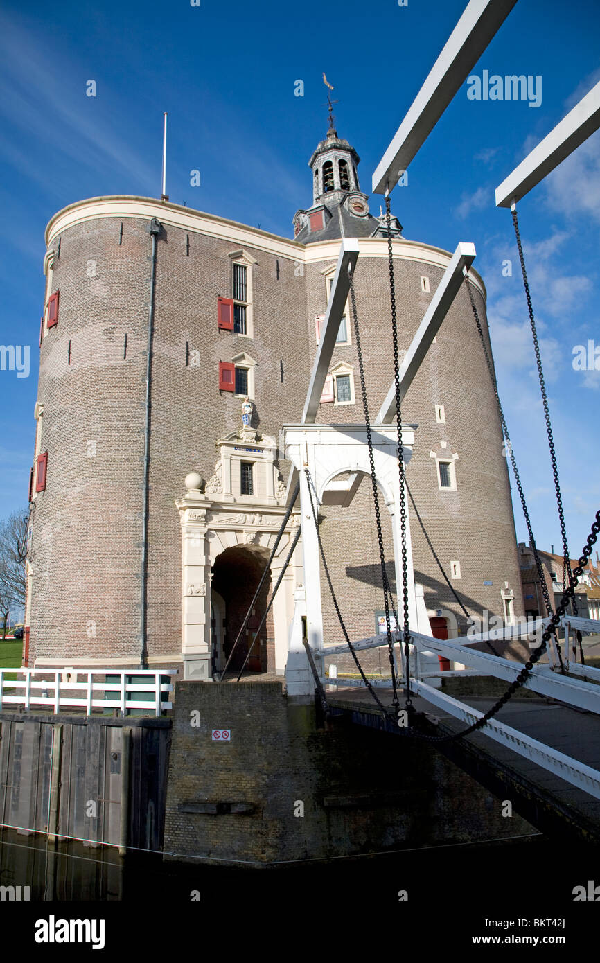 Drommedaris defence tower and bridge hi-res stock photography and ...