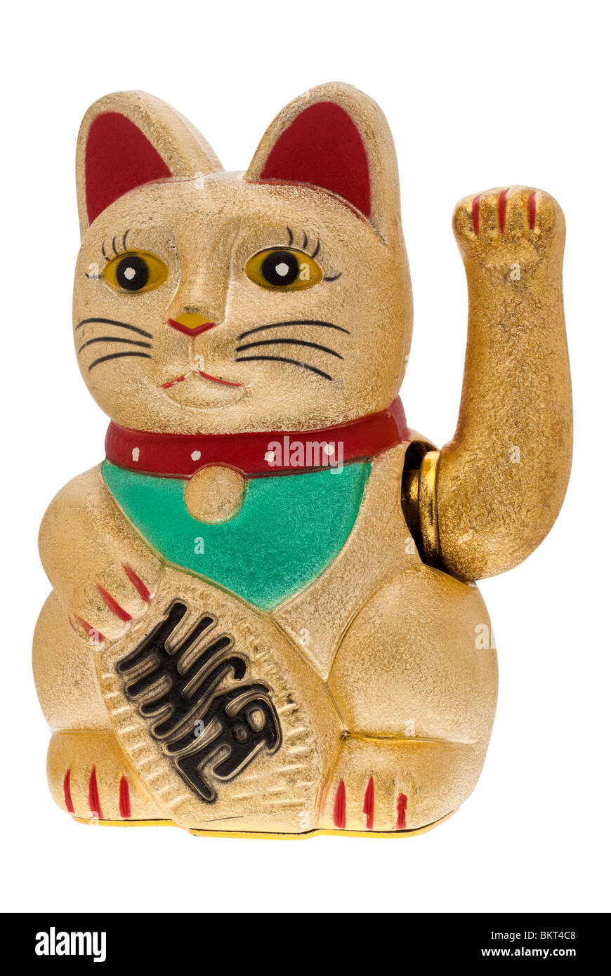 Maneki neko japanese lucky cat Cut Out Stock Images & Pictures - Alamy