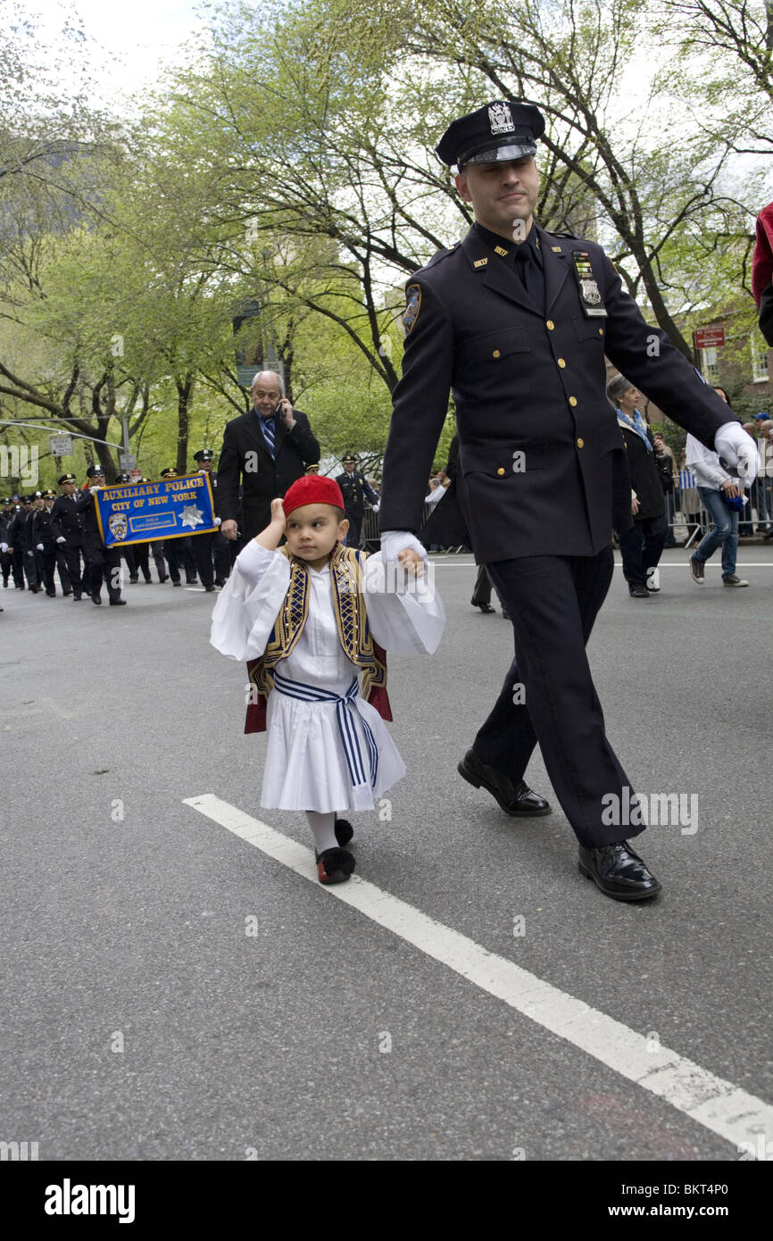 Greek Americans participate in the annual Greek Independence Day Parade ...