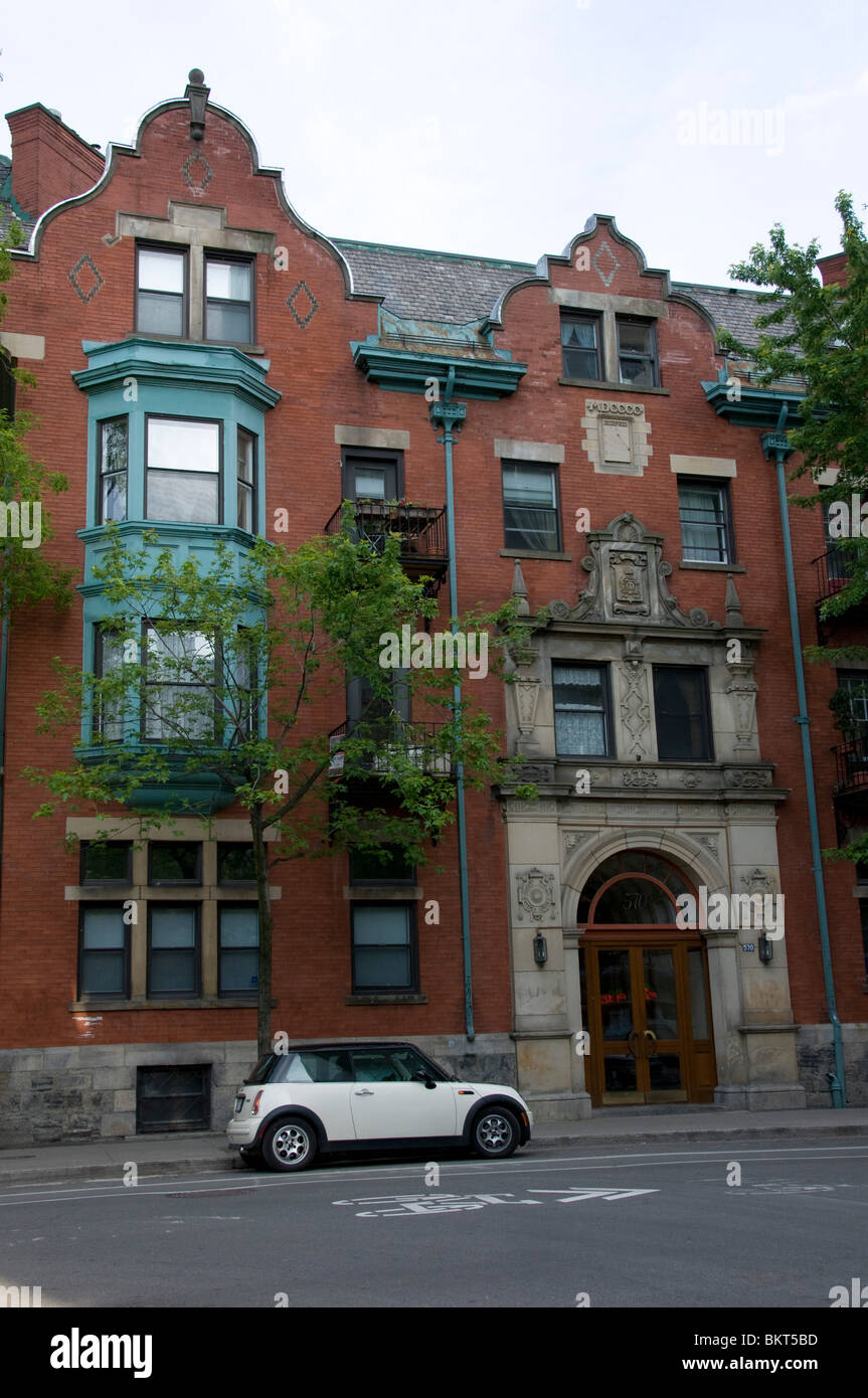 Victorian Building McGill Ghetto Montreal Canada Stock Photo - Alamy