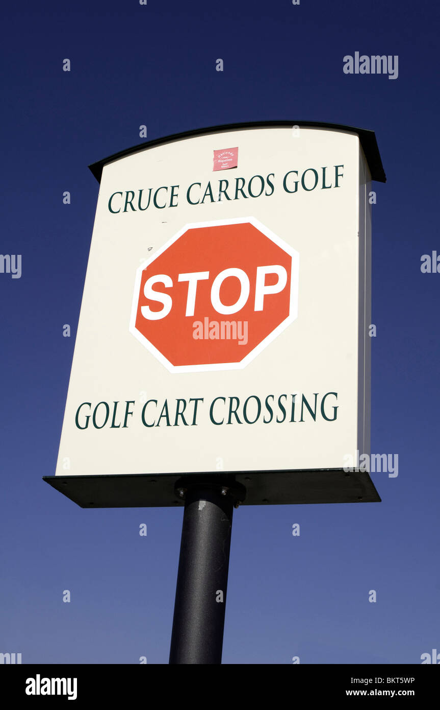 Golf cart crossing hi-res stock photography and images - Alamy