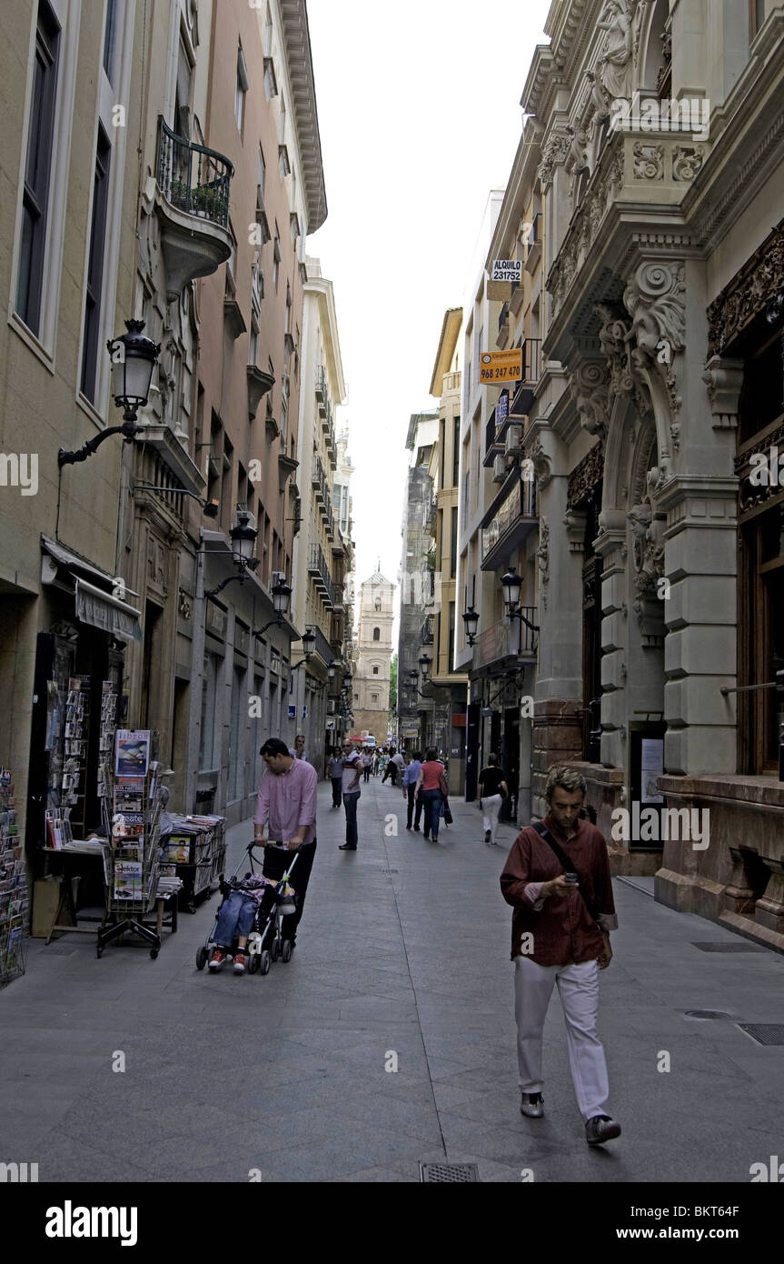 Street scene in the City of Murcia, Spain Stock Photo - Alamy