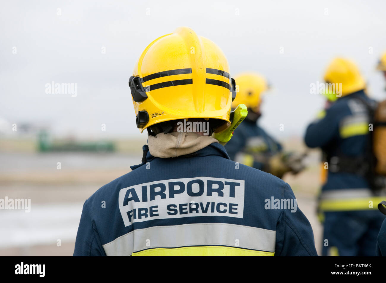 Airport Fire Service Stock Photo - Alamy