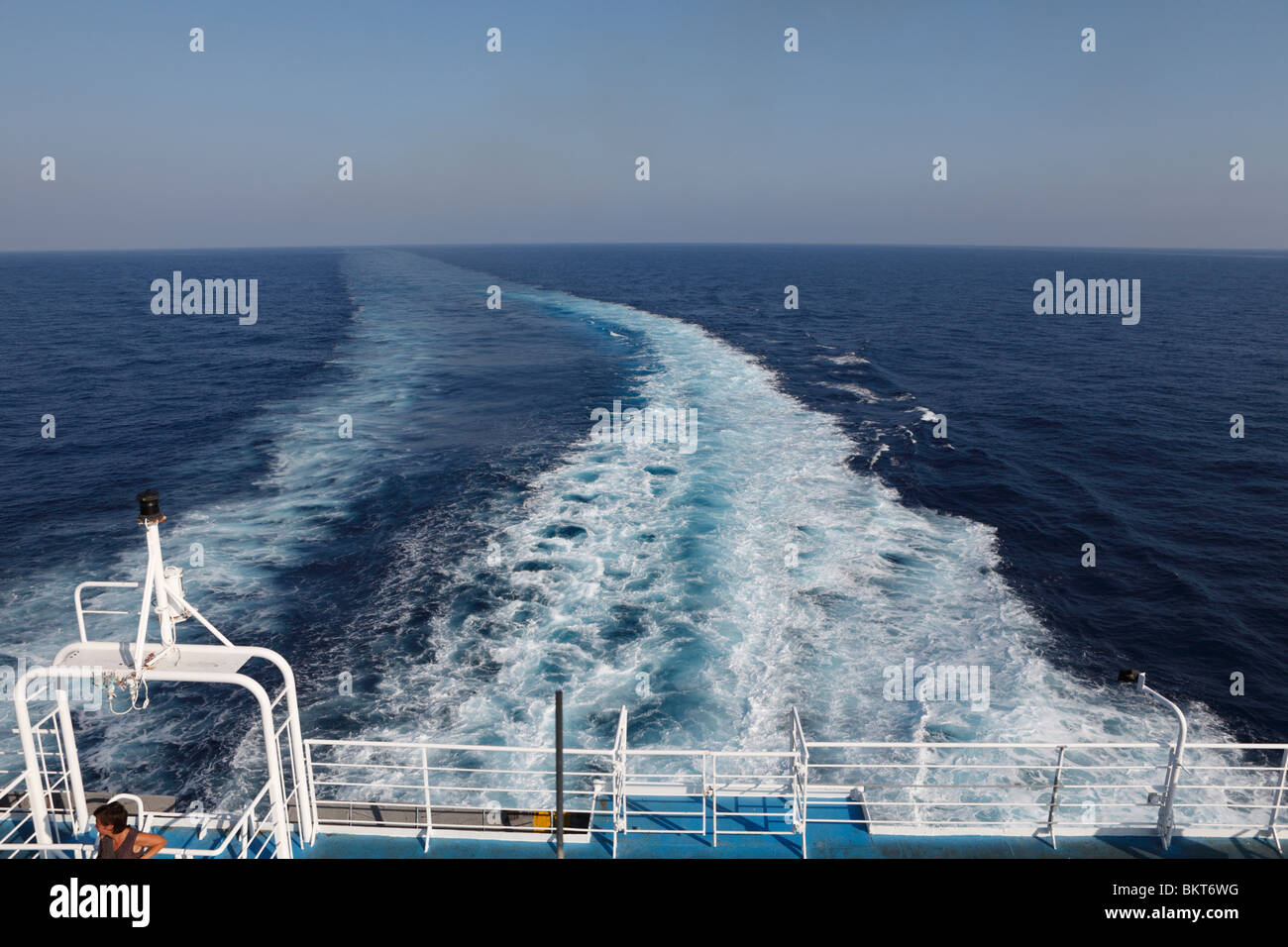 Sea view from ferry Stock Photo - Alamy