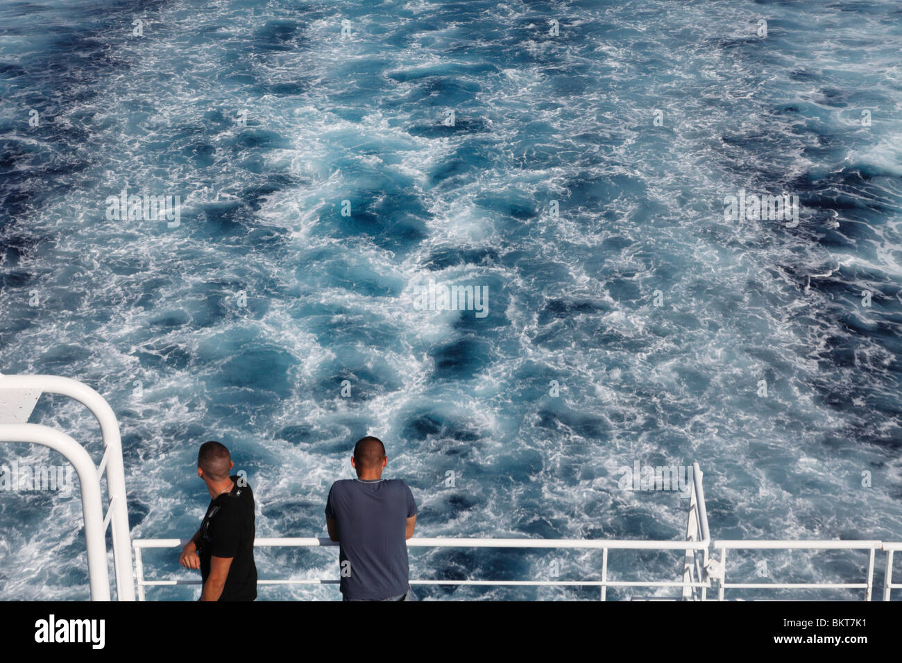 Sea view from ferry Stock Photo - Alamy