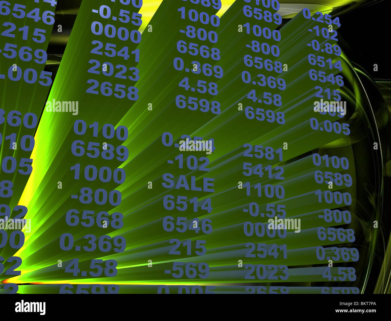 3d illustration of number background Stock Photo - Alamy