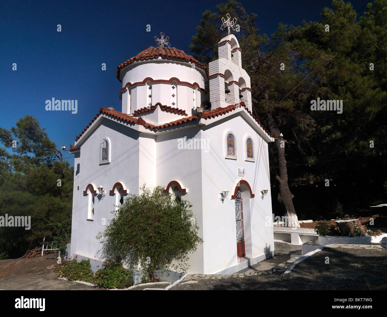 Greek Orthodox Church Ayia Paraskevi Samos Greece Stock Photo - Alamy