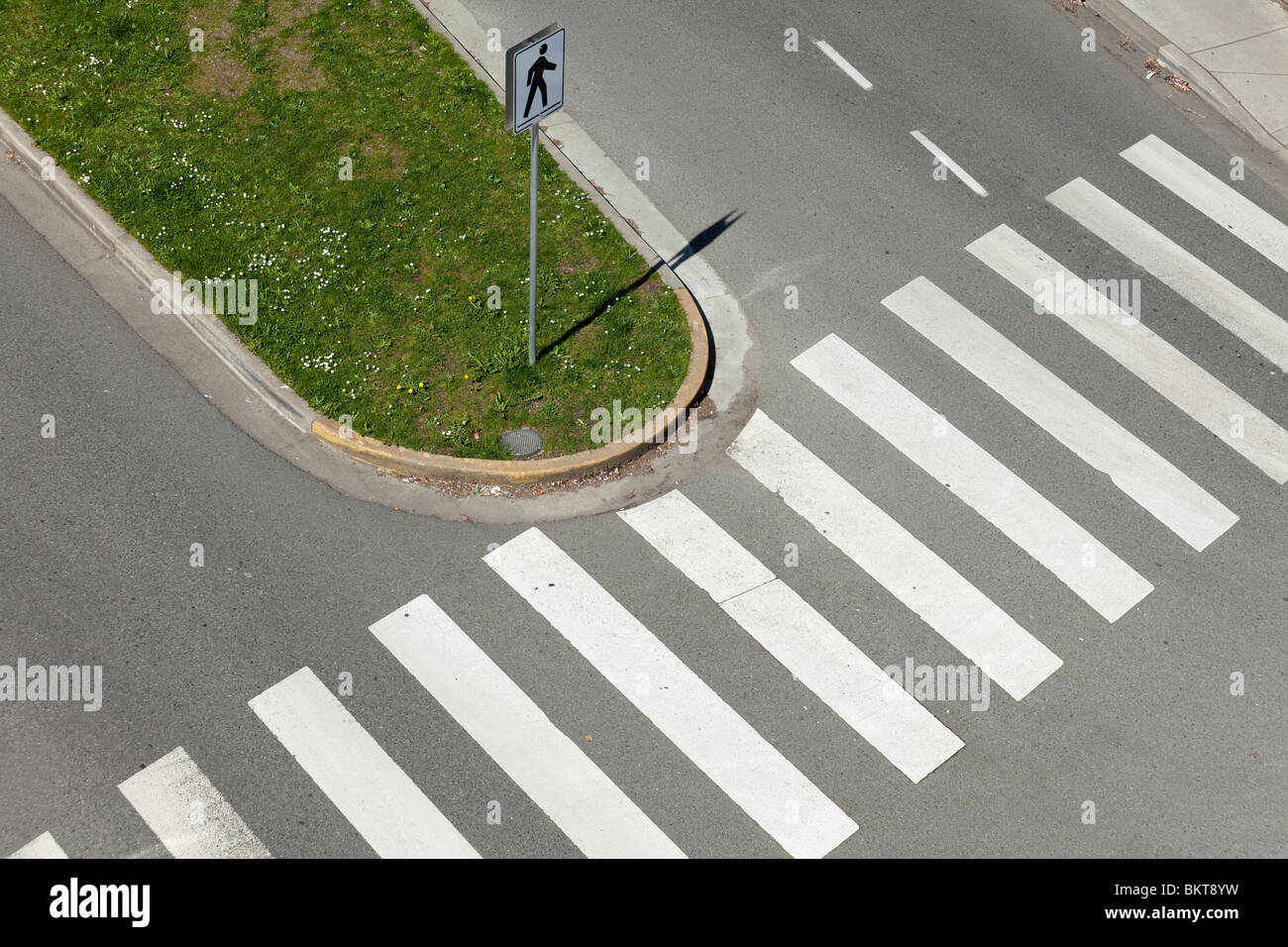 Crosswalk, Zebra Crossing for background Stock Photo - Alamy