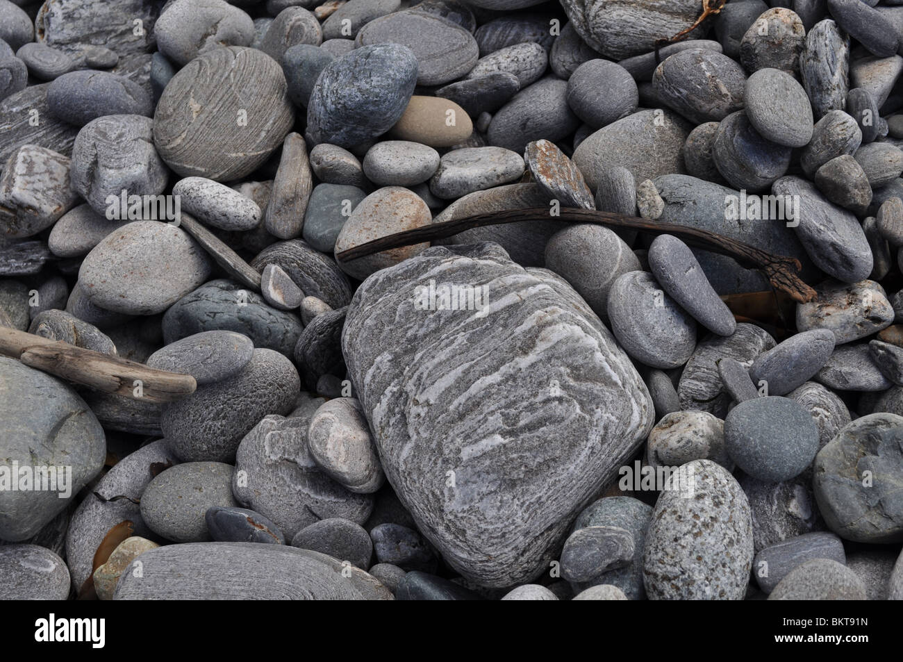 Stones on the beach Stock Photo - Alamy
