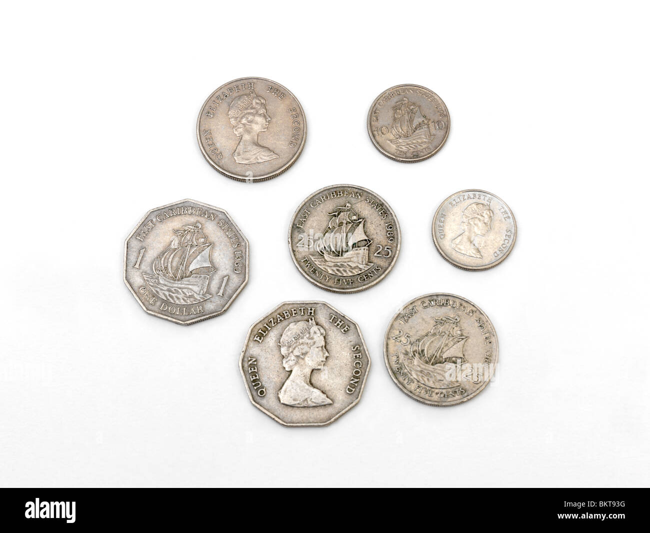 East caribbean coin hi-res stock photography and images - Alamy