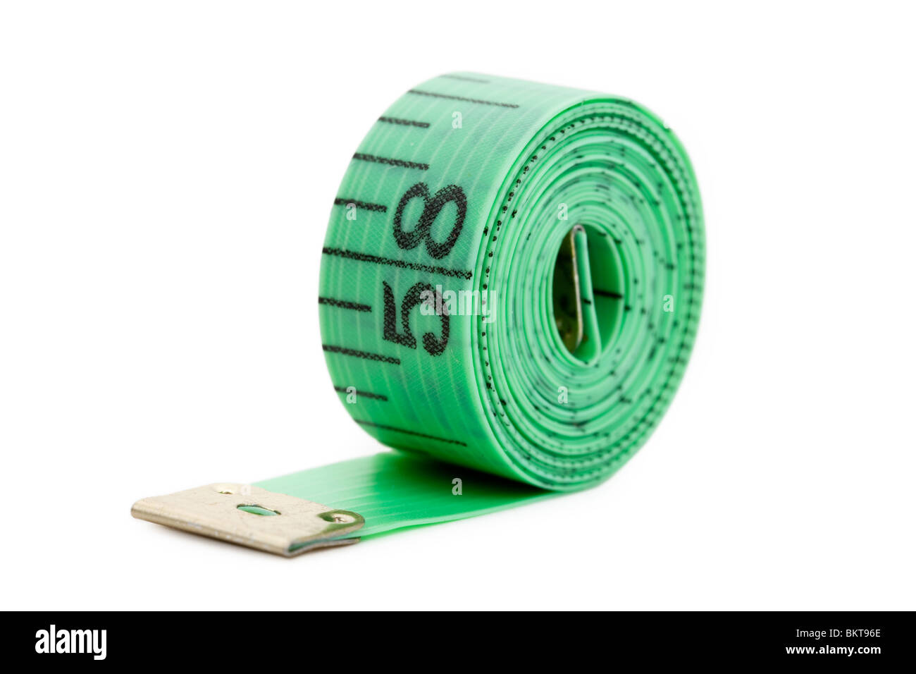 Green Tape Measure close up Stock Photo - Alamy