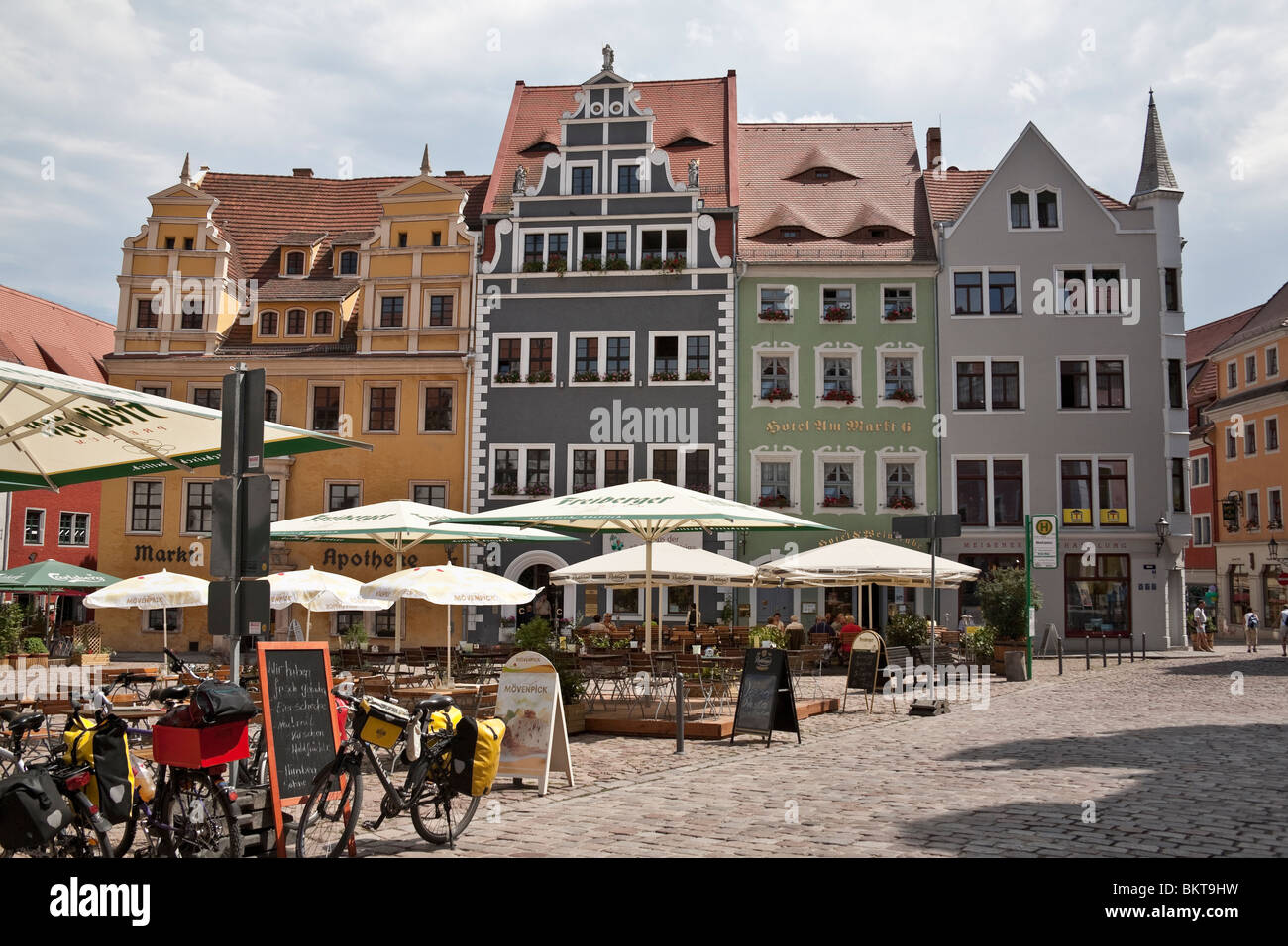 Markt Platz, Meissen, Saxony, Germany Stock Photo - Alamy