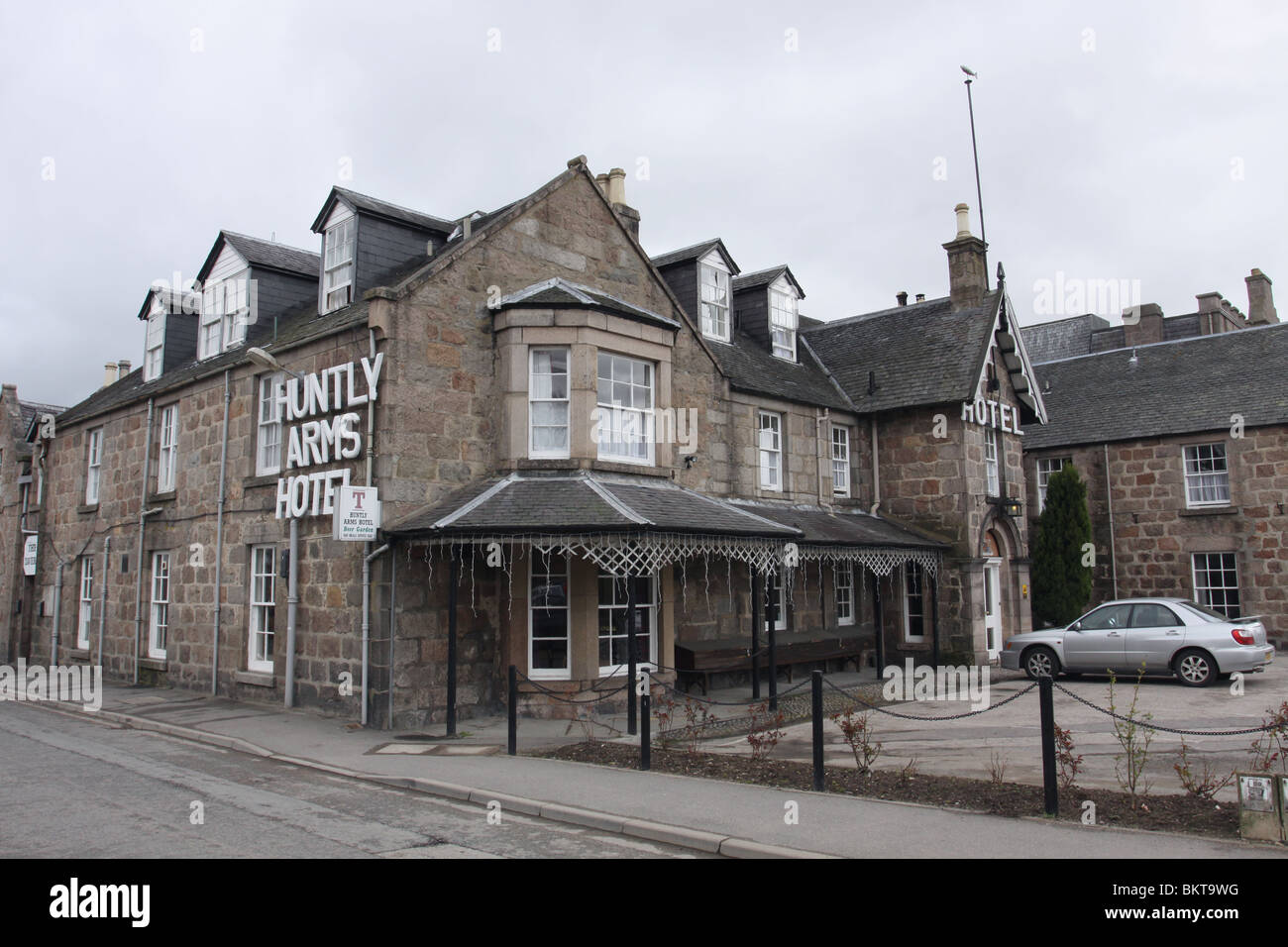 Huntly Arms Hotel Aboyne Aberdeenshire Scotland May 2010 Stock Photo ...
